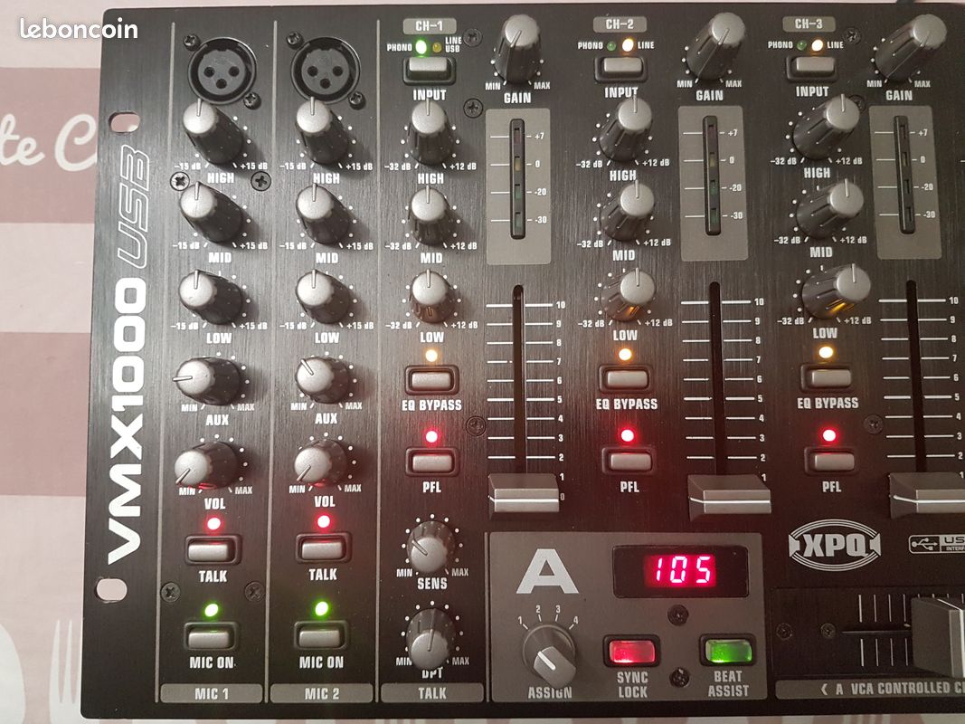 Table de mixage BEHRINGER VMX1000 USB - Photo, audio & vidéo