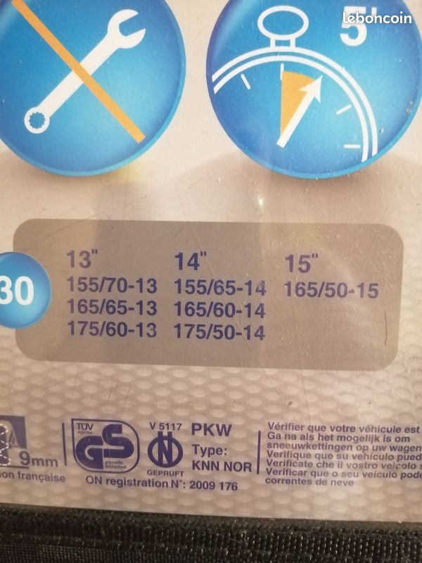 Chaines a neige norauto - Équipement auto