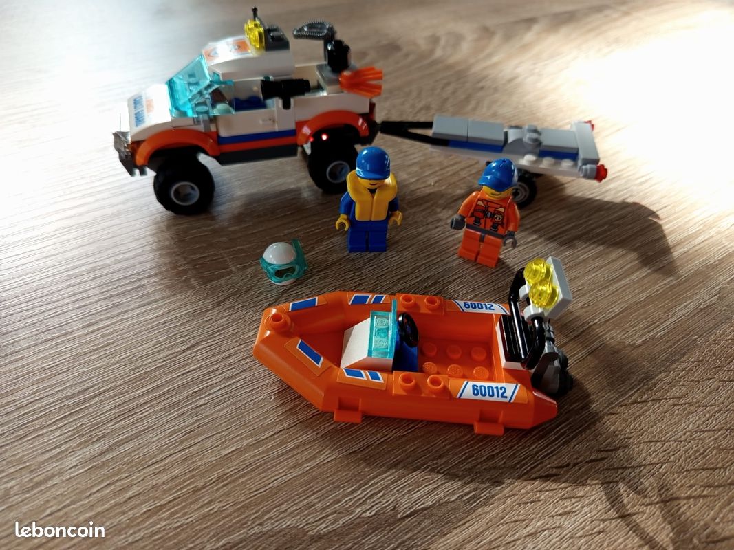 Lego 60012 Le transporteur du bateau des garde-côtes - Jeux & Jouets