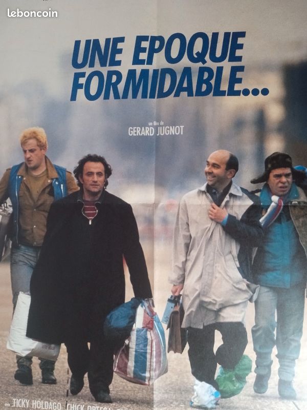 Affiche UNE EPOQUE FORMIDABLE Gerard JUGNOT Chick ORTEGA 79x58cm ...