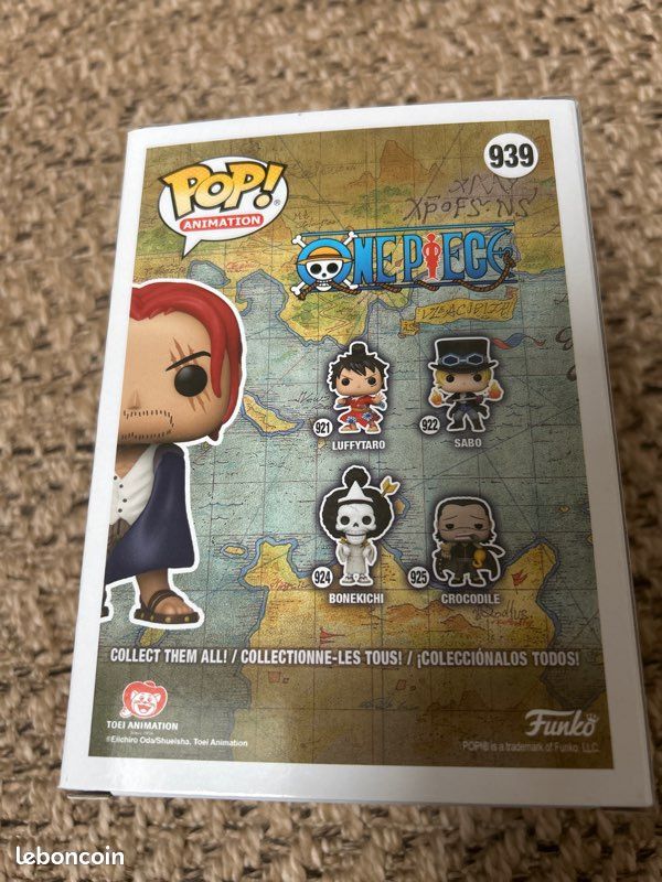 Funko pop animation One piece Shanks 939 Très bon état - Jeux & Jouets