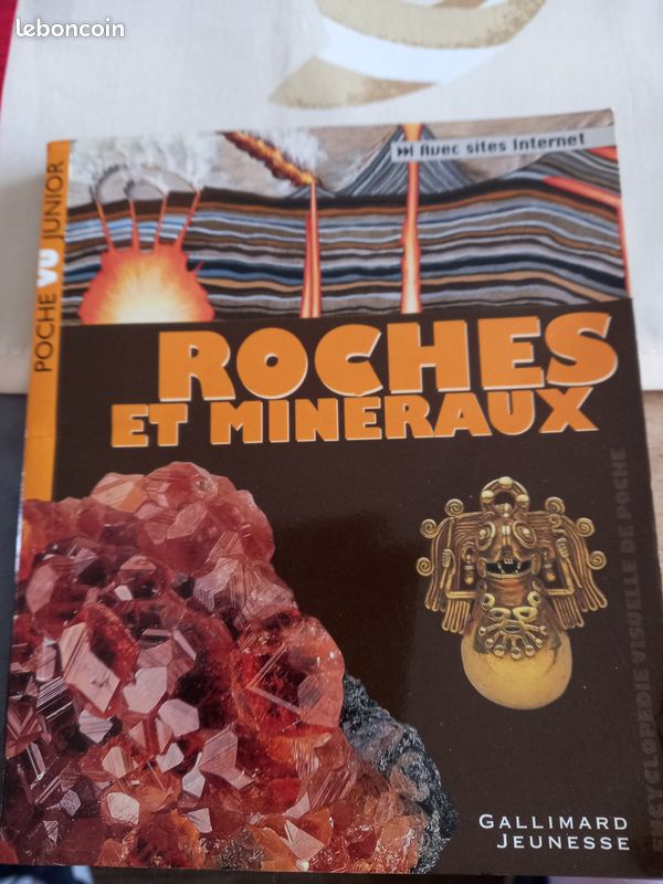 Lot de 2 guides sur les roches et minéraux - Livres