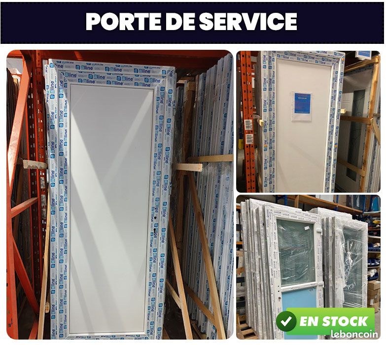 Portes service PVC - Bricolage