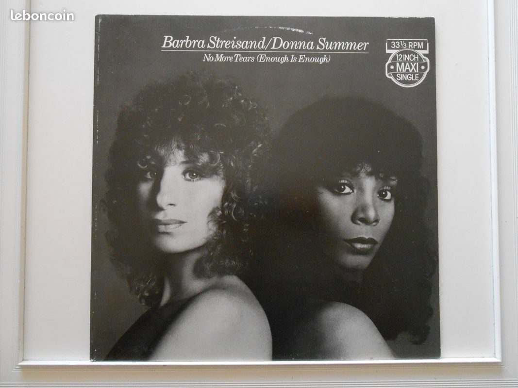 Maxi 33t de Barbra Streisand / Donna Summer "no more tears (enough is ...