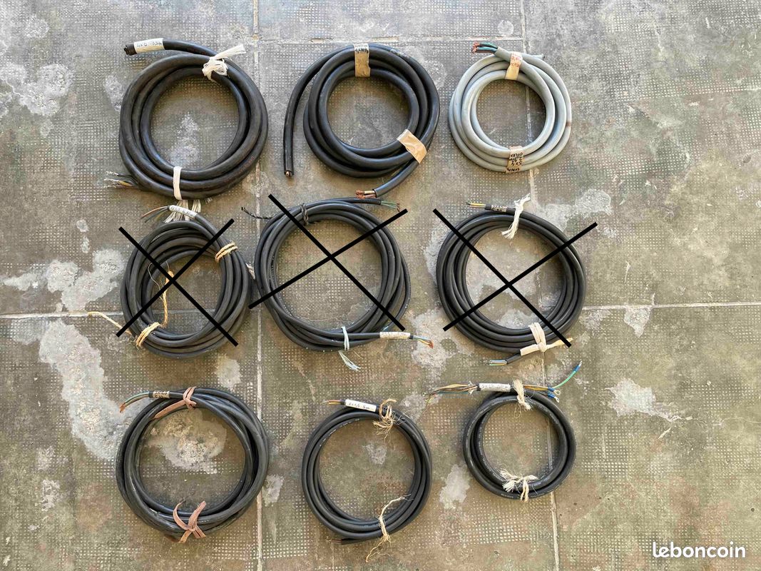 Câble souple multibrins noir HO7 - Bricolage