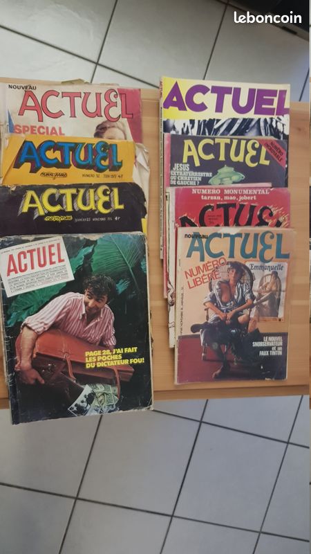 Lot de magazines Actuel - Collection