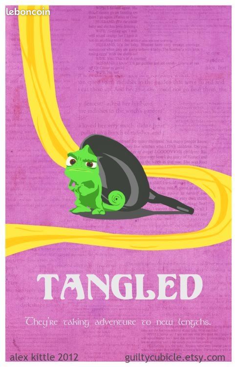 Affiche raiponce - Collection