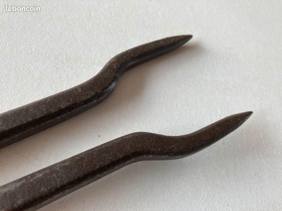 Compas pointes déportées fin XVIIIe Outil Ancien Art populaire Old Tool ...