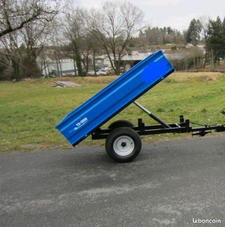 Remorque micro tracteur -Matériel agricole d'occasion - leboncoin