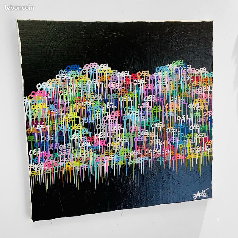 Tableau original acrylique sur toile Alexandre Trubert AT6 - Collection