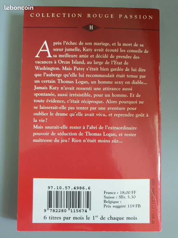 Harlequin Collection Rouge Passion 803 - Livres