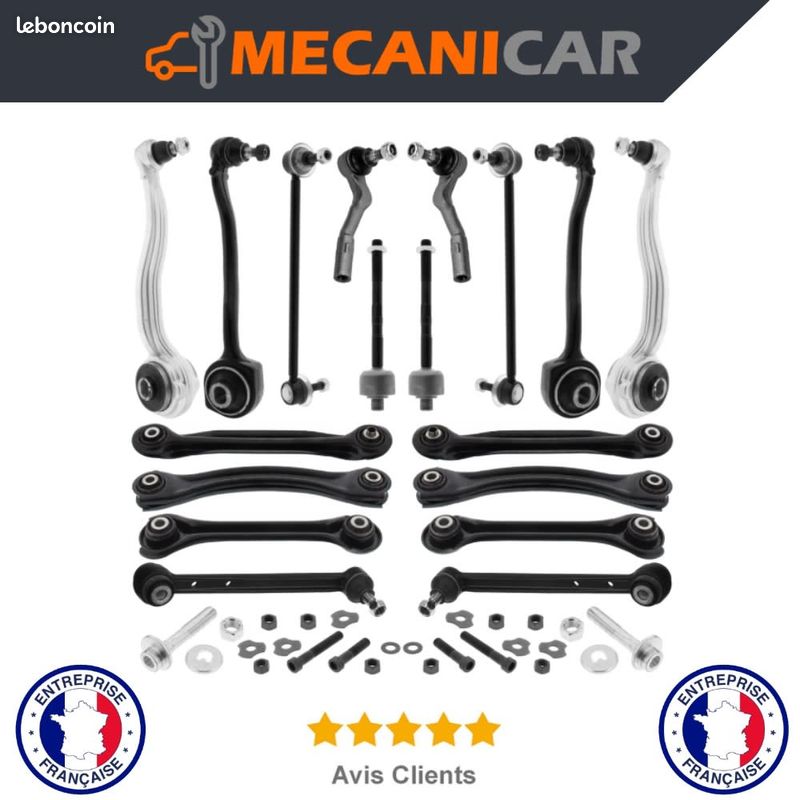 Kit bras de suspension - train avant - triangles rotules biellettes ...