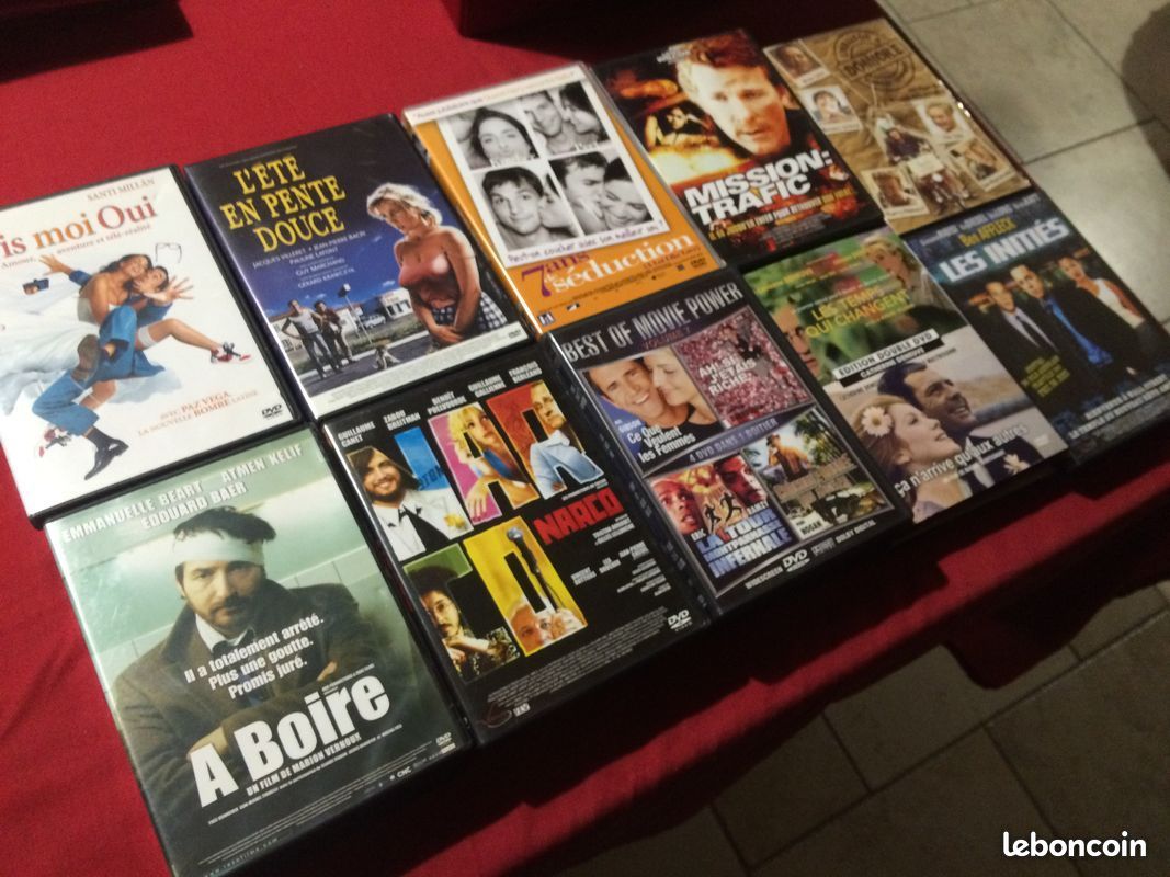 Lot de 46 DVD en TBE dont 2 coffrets - DVD - Films