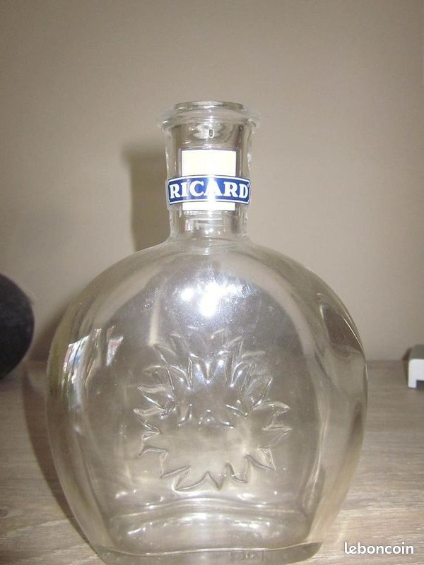 Bouteille en verre ricard - Collection