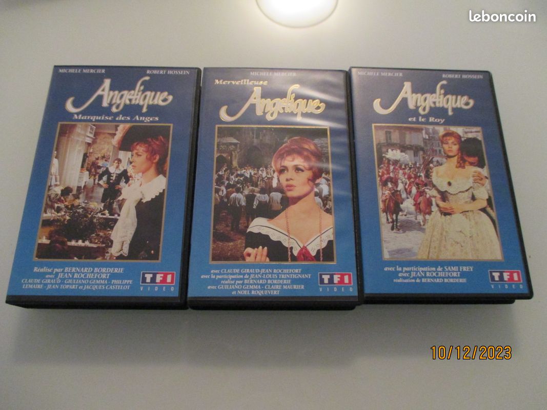 Coffret 3 cassettes video ANGELIQUE - DVD - Films