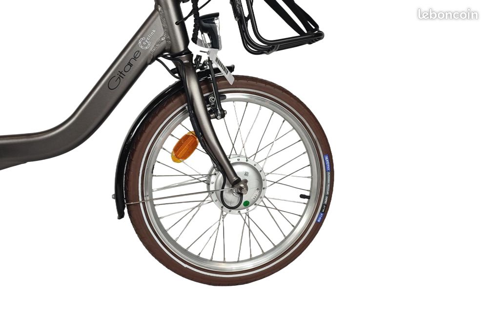 Pliable électrique GITANE e-NOMAD D8 - Gris - Vélos