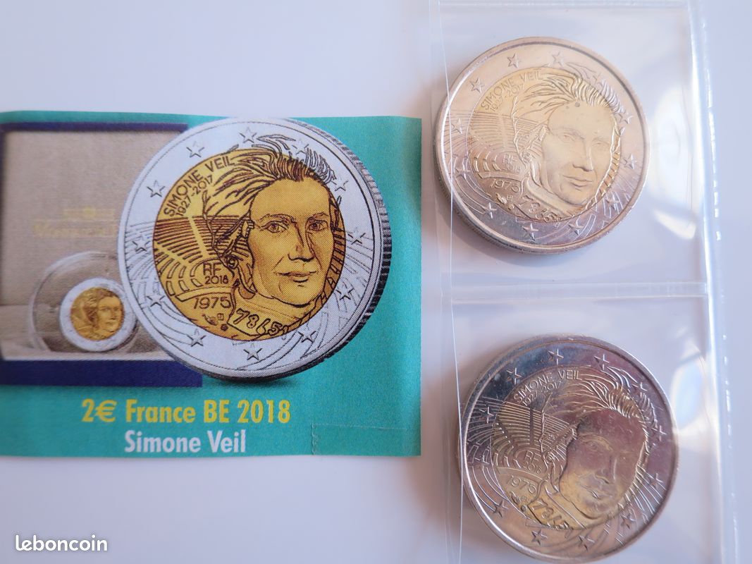8 pieces 2 Euros – 7 PERSONNAGES CELEBRES - Collection