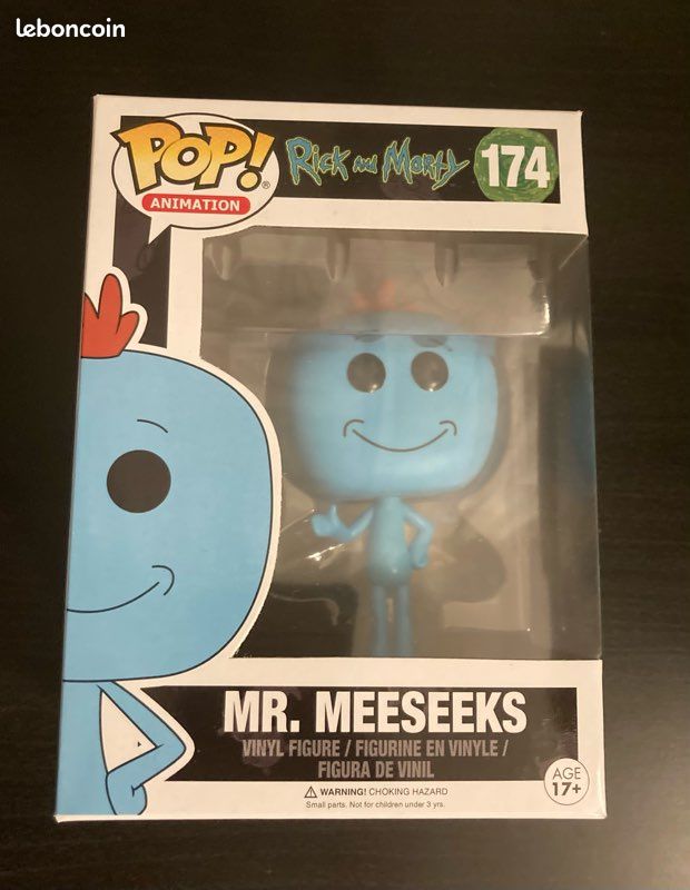 Figurine Funko Pop n•174 : Mr Meeseeks (Rick et Morty) - Neuf - Collection