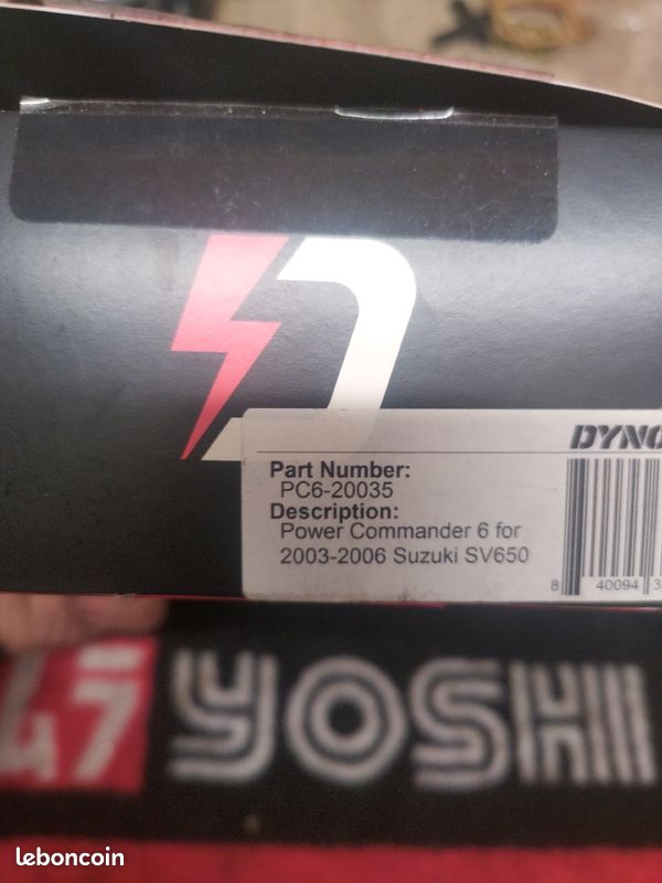 Power commander 6 + shifter SV 650 - Équipement moto