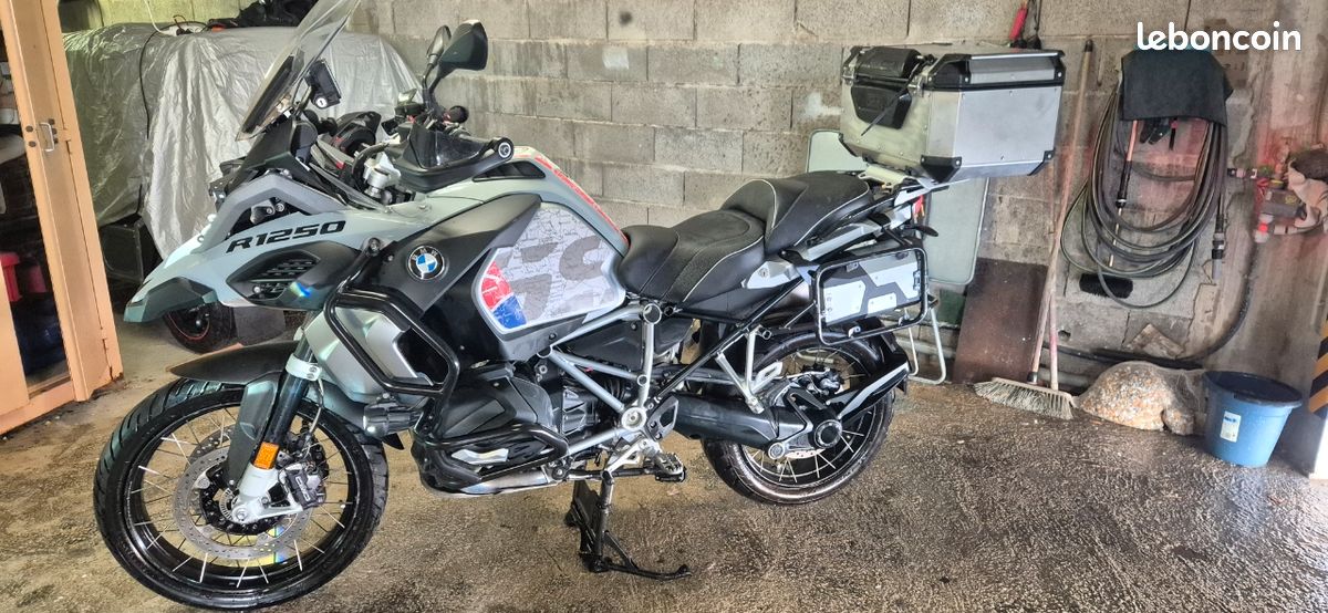 BMW 1250 GS ADVENTURE ICE GREY full option - Motos