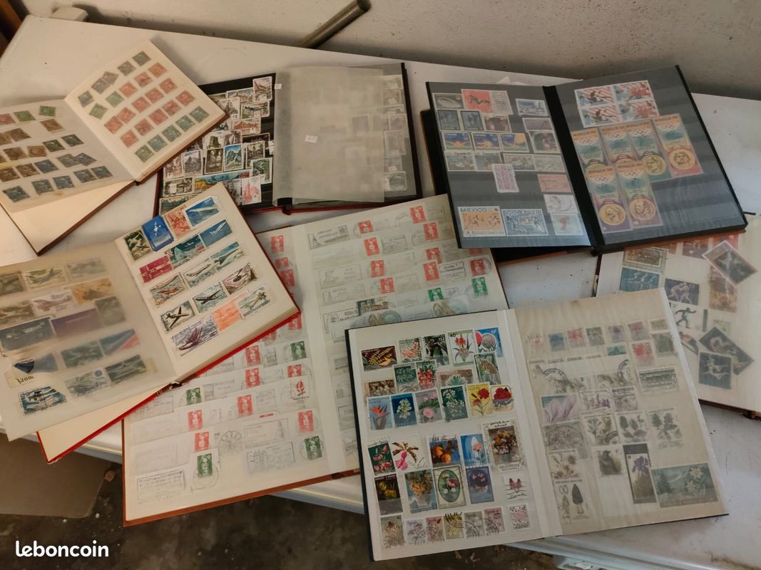 Albums de timbres - Collection