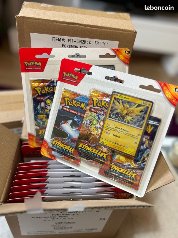 Case tri pack pokemon étincelles déferlantes - Collection