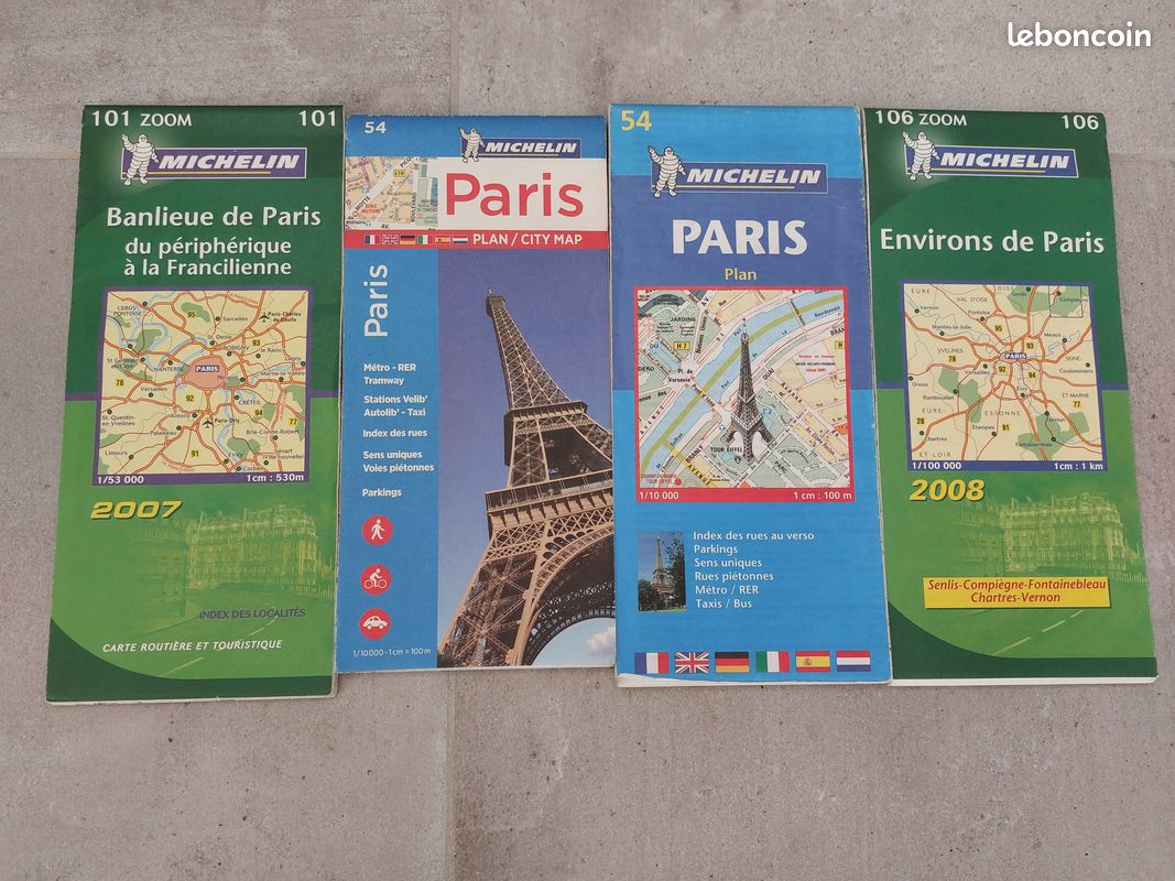 Cartes routières, plans de villes Europe et France - Collection