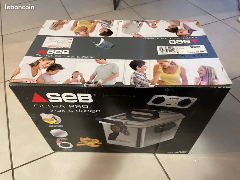 Seb friteuse filtra pro inox & design 4 état comme neuf - Électroménager