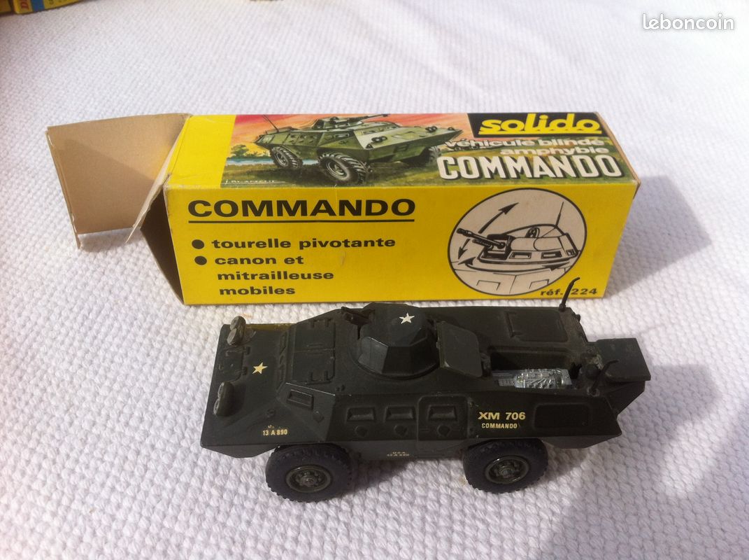 Blindé amphybie COMMANDO X M 706 -Solido ref224 - Collection