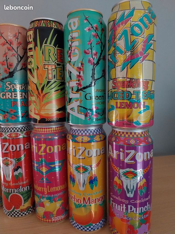 Lot de 10 canettes Arizona Tea - Collection