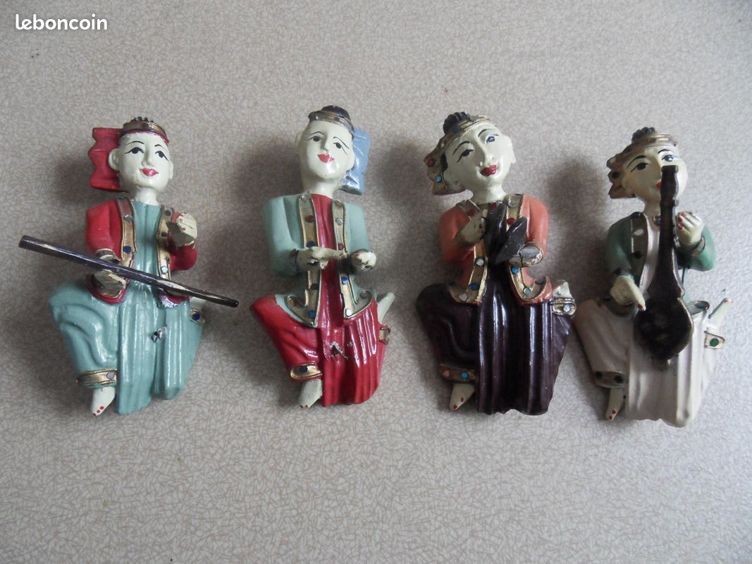 4 Statuettes Birmanes - Collection