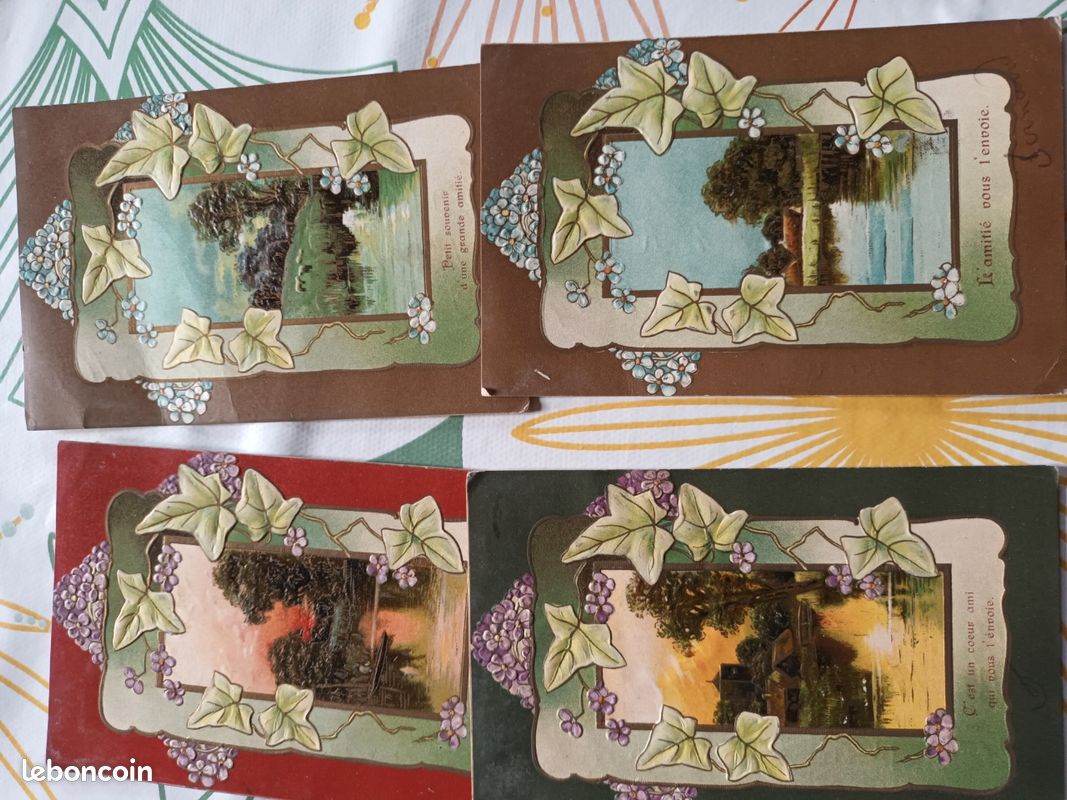 Lot 96 cartes postales anciennes - Collection