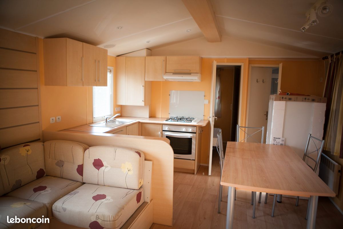 Grand Mobilhome 3 chambres - 40m² - isolation 4 saisons - Caravaning