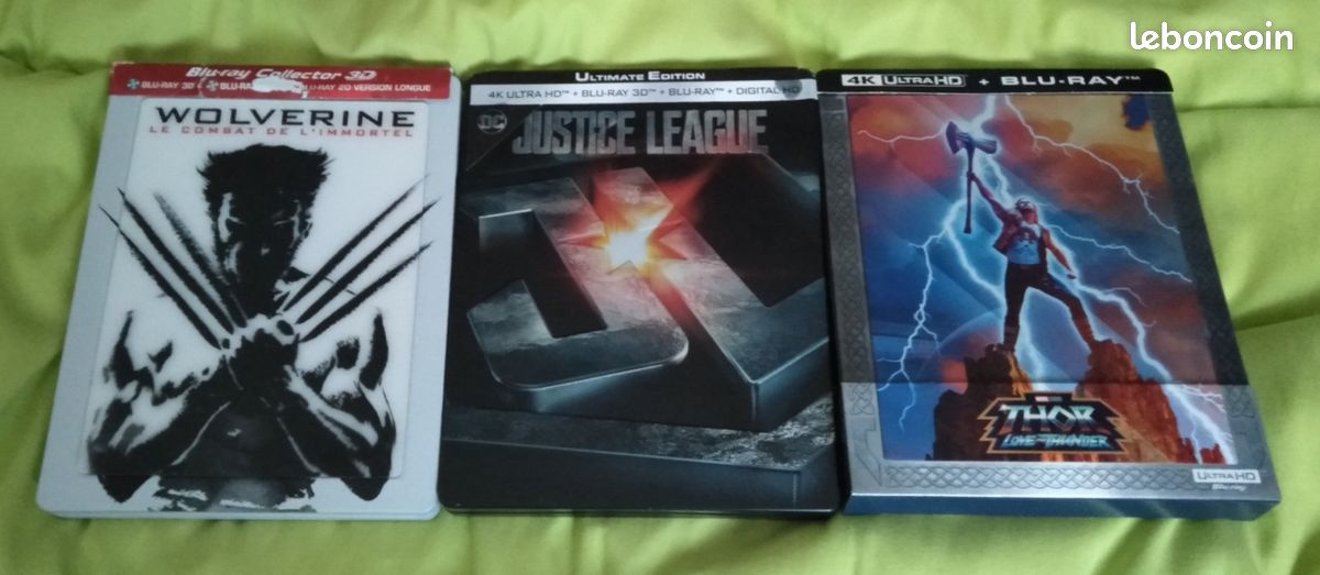 Lot Steelbook 4k et 3D Marvel - DVD - Films