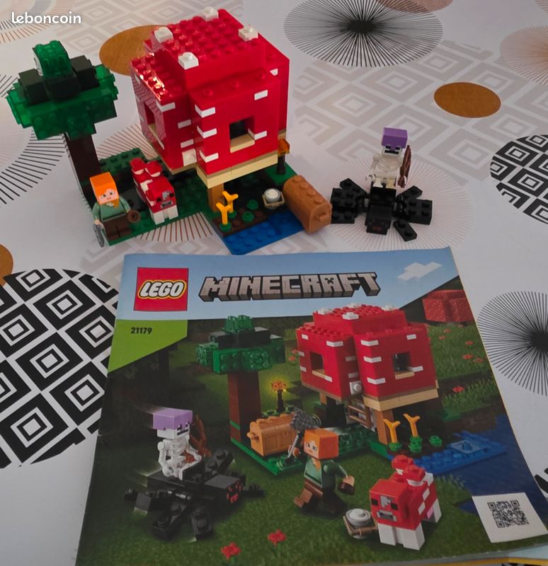 Lego Minecraft 21179 Maison Champignon - Jeux & Jouets