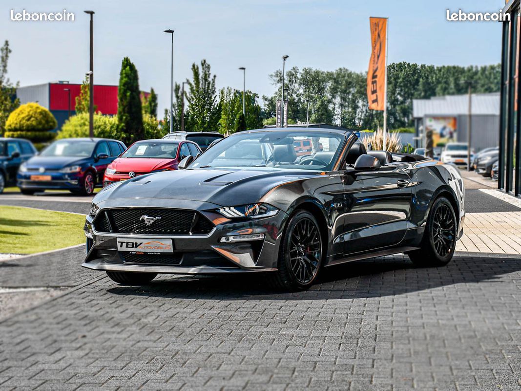 Ford Mustang CABRIOLET GT 5.0 V8 450 CH VIRTUAL COCKPIT GRIS MAGNETIC ...