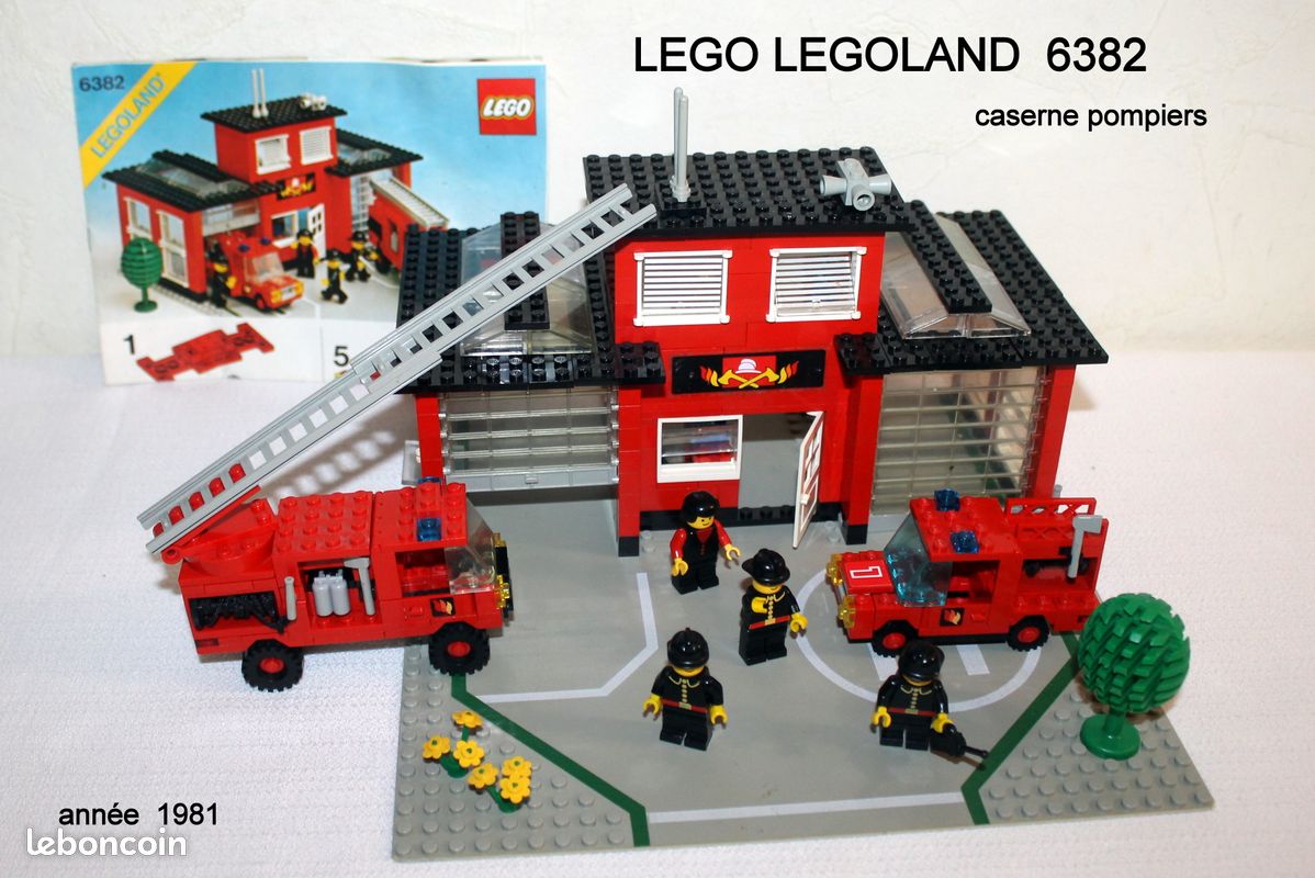 Lego legoland 6382 caserne Pompiers - Jeux & Jouets