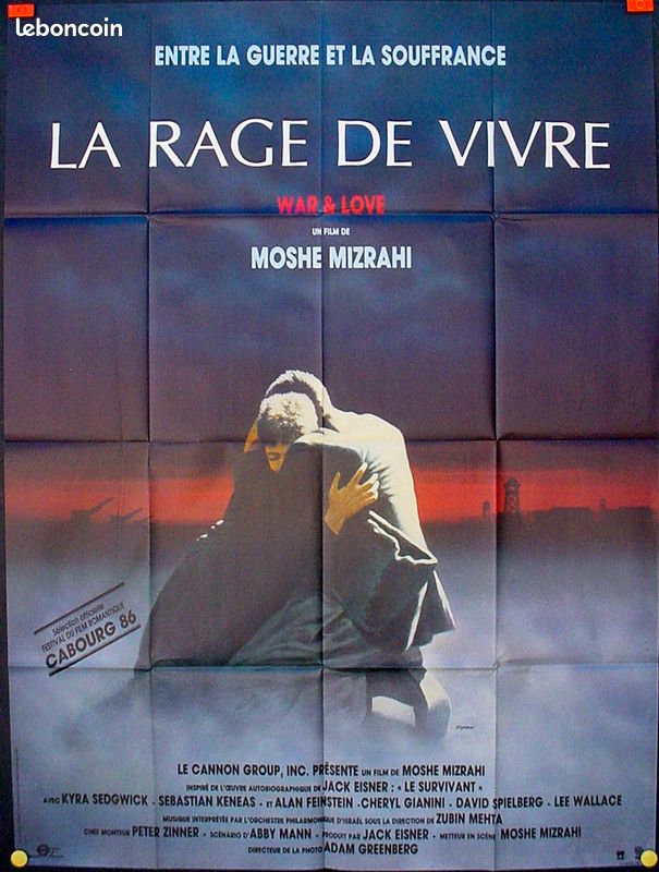 LA RAGE DE VIVRE - Moshé Mizrahi (1985) GRANDE AFFICHE DE CINEMA ...