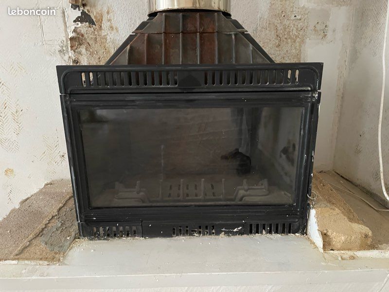 Insert à bois avec sortie inox - Bricolage