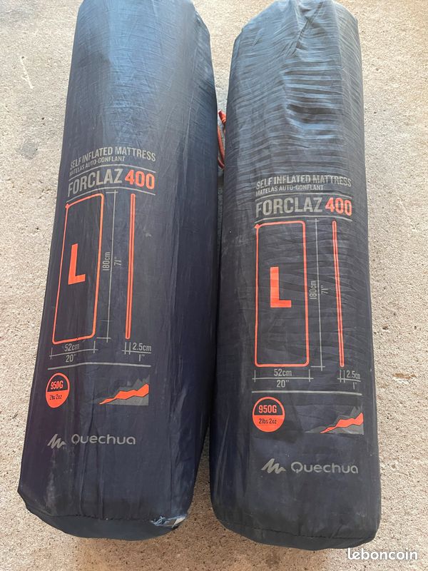 2 Matelas camping forclaz 400 L - Sport & Plein air