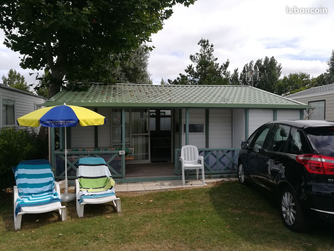 Chalet pour 6 pers sur camping à St Jean de Monts - Locations saisonnières