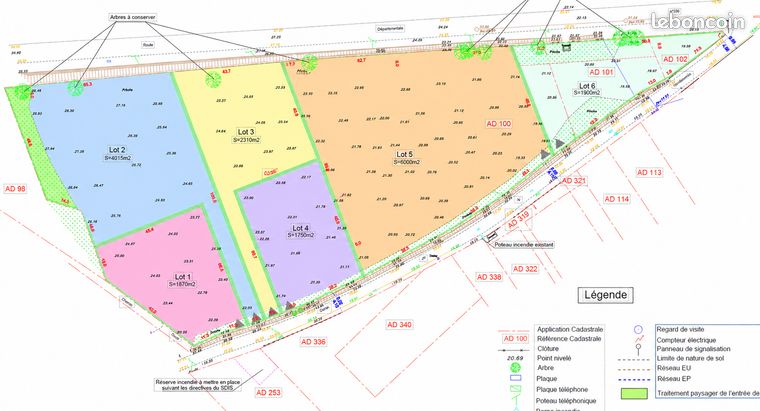 Ventes immobilières Terrain - leboncoin