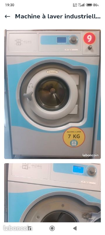 Machine a laver professionnels pour la laverie pressing blanchisserie ...