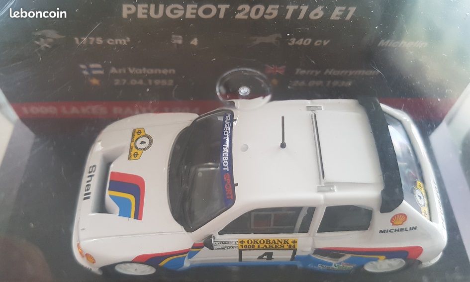 Peugeot 205 T16 Evo1 1/43 - Modélisme
