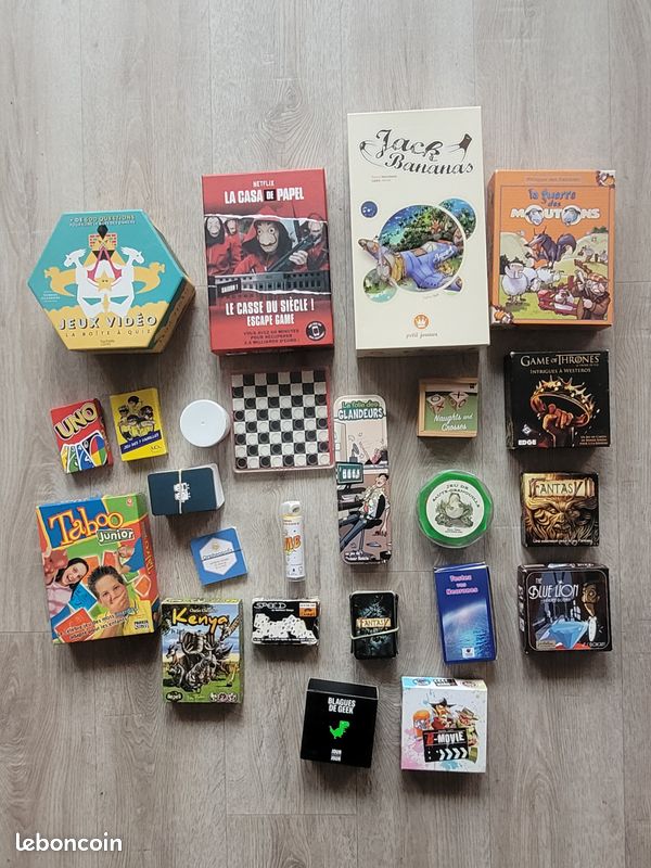Lot de 23 jeux de société - Jeux & Jouets