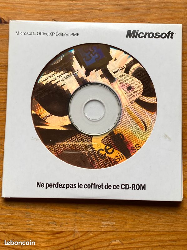 Microsoft Office XP Edition Pme Double CD-Rom 2002 (Comme Neuf ...