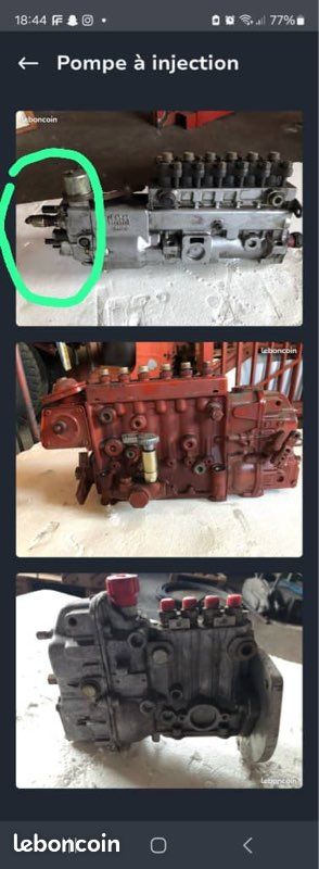 Pompe à injection - Matériel agricole