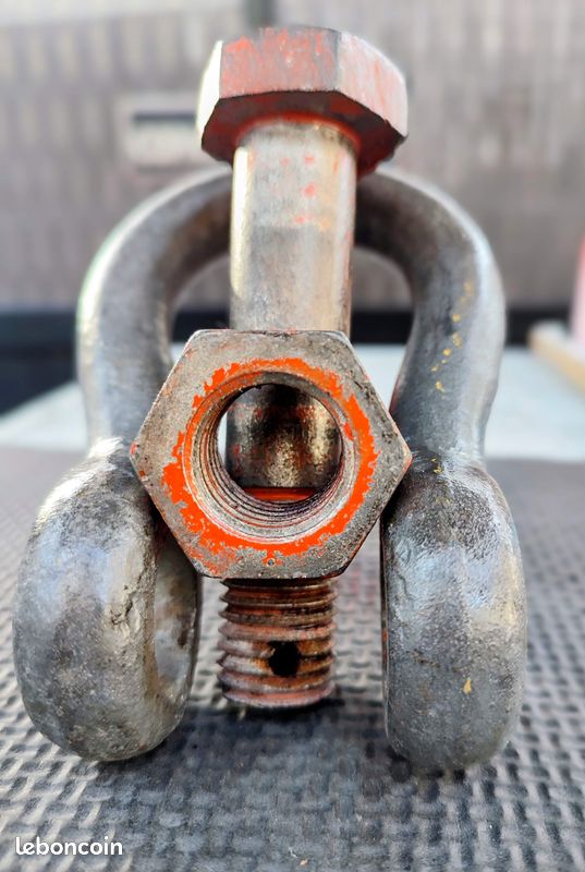 Manille lyre acier forgé 4,75T – levage / treuil / remorquage ...