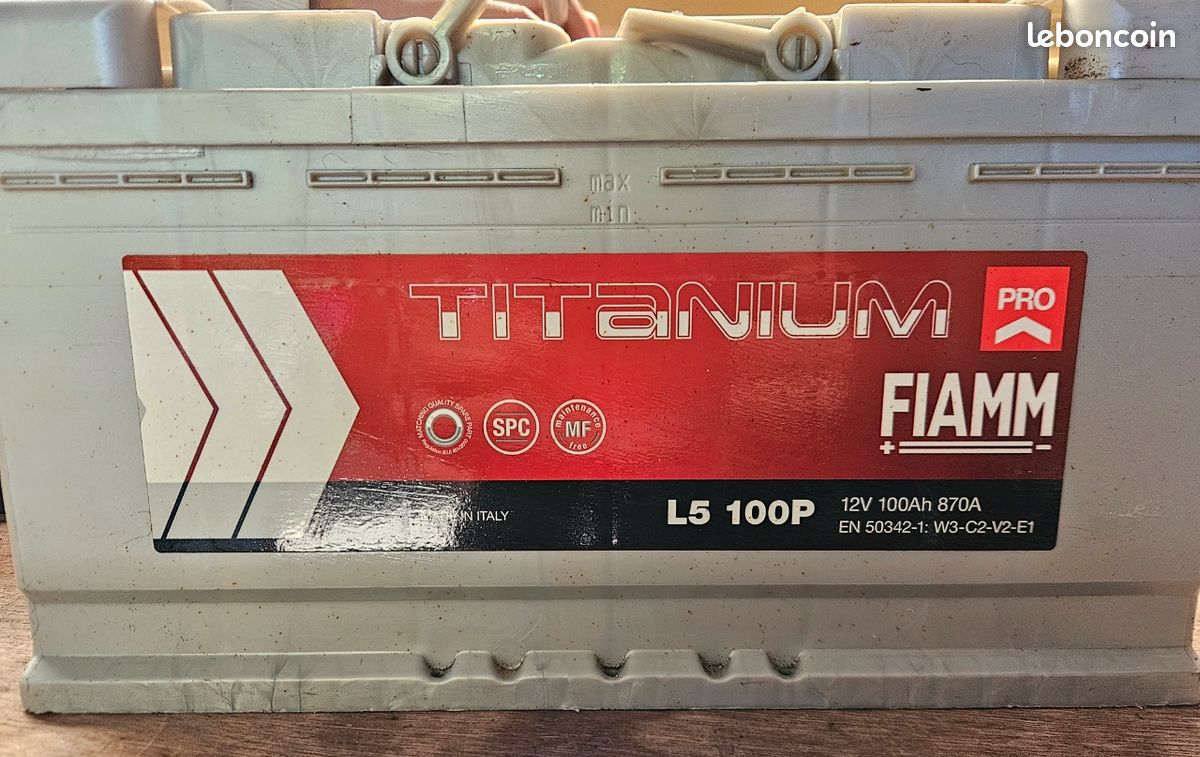 Batterie 12V 100Ah 870A - Équipement auto