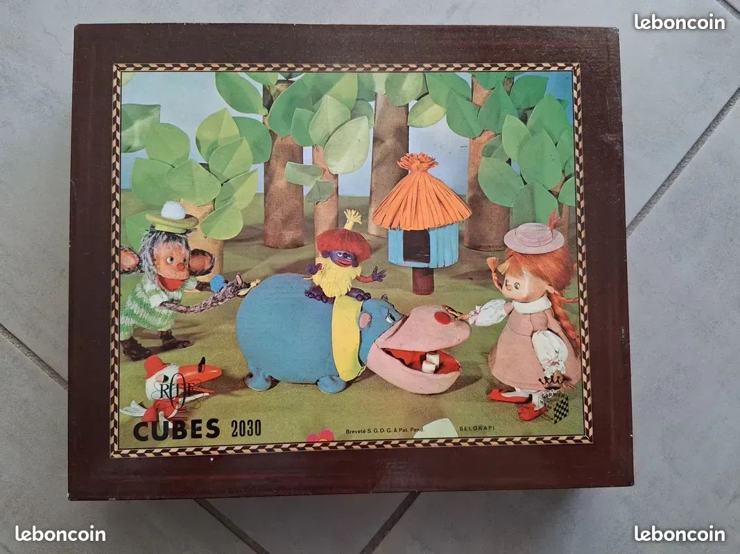 Jeu de PUZZLE en 30 CUBES - PÉPIN LA BULLE - BELOKAPI ORTF - 4 THEMES ...
